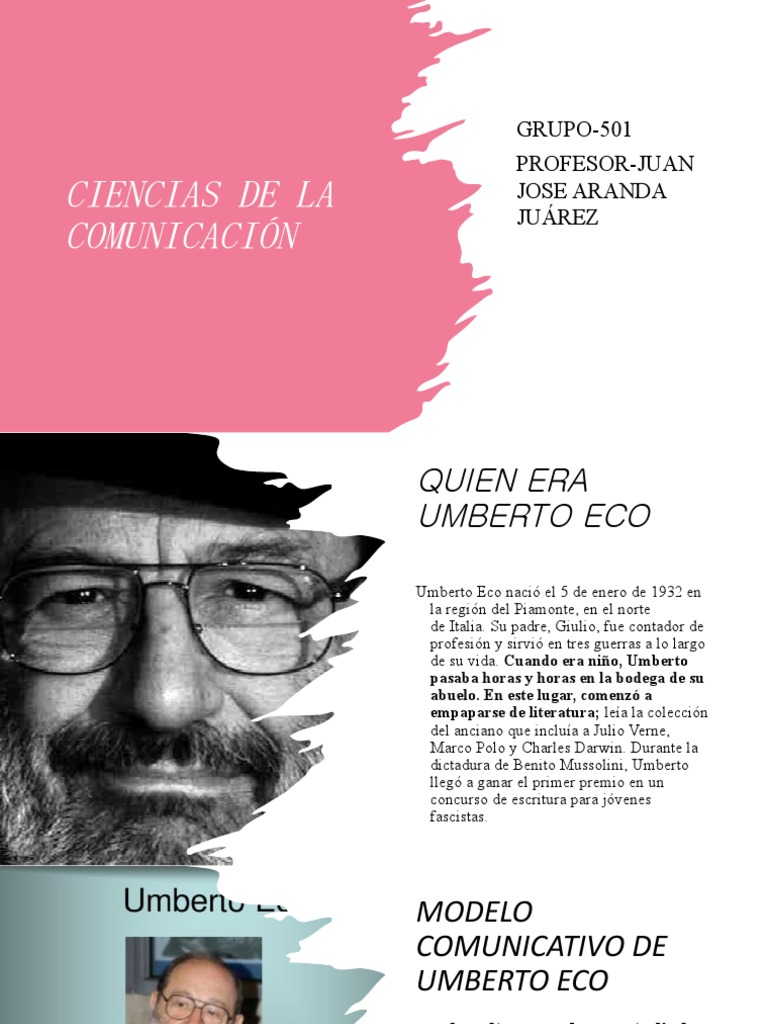 Modelo Comunicativo de Umberto Eco | PDF