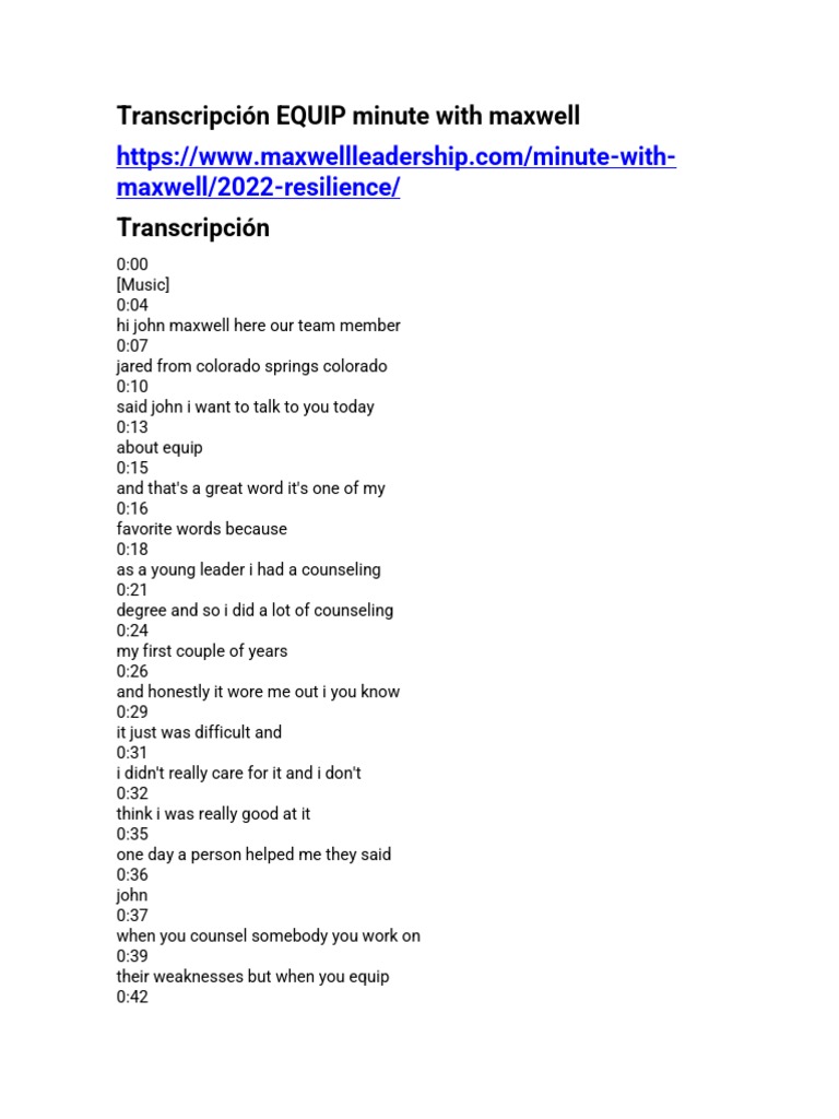 Equip Yourself for Leadership Success | PDF | Sports & Recreation ...