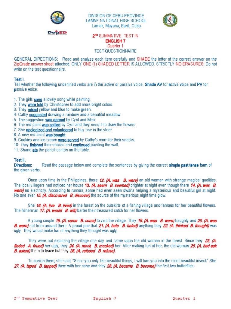 Assessment Q1 (Week 3&4) | PDF | Discrimination