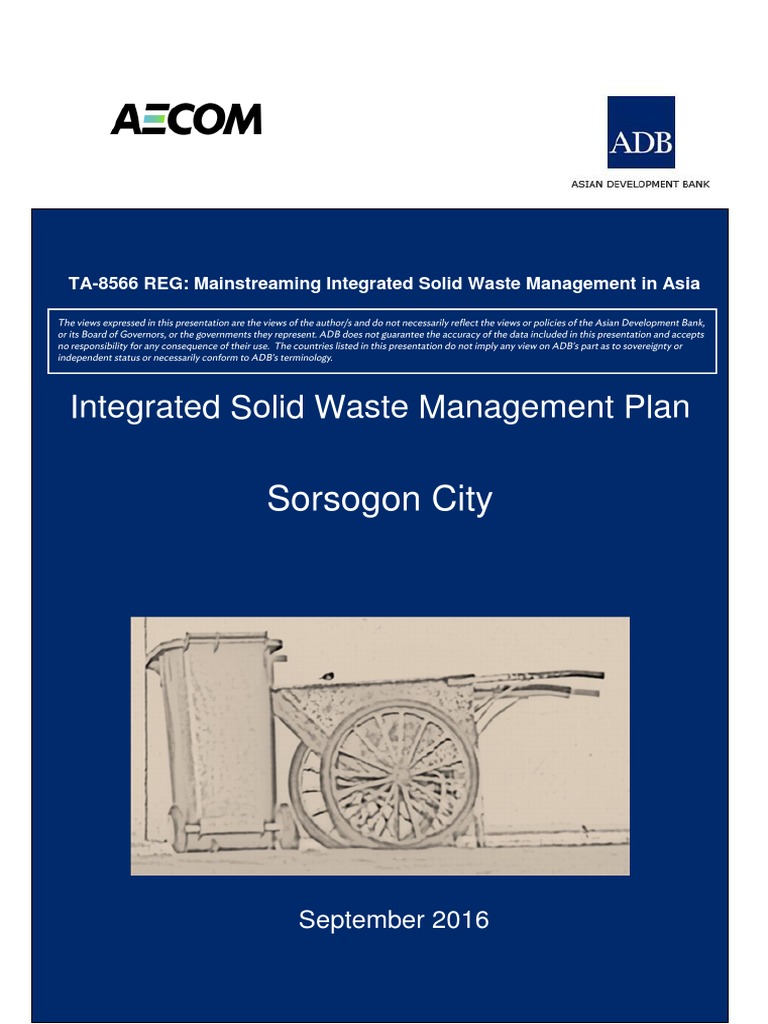 Integrated Solid Waste Management Plan Sorsogon City | PDF | Waste ...