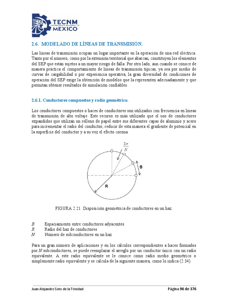 Modelado y Operación de Líneas de Transmsión | PDF | Línea de transmisión | Transmisión de ...