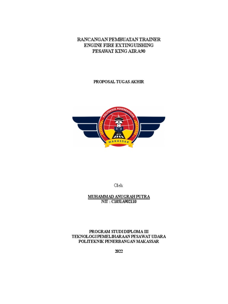 2022.04.05 Proposal Ta Fire Protection King Air A90 | PDF | Teknologi & Rekayasa