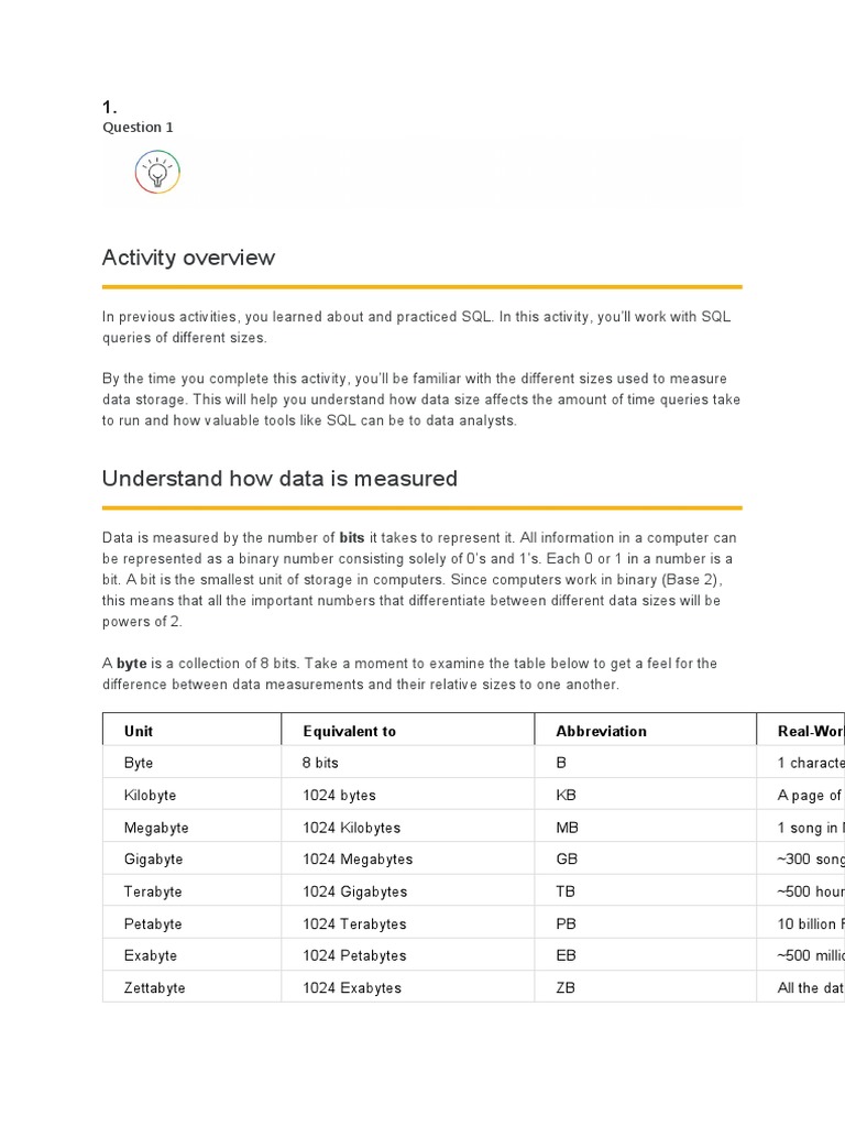 Big Query Help | PDF | Byte | Bit