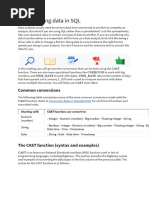 SAP HANA - Data Type Conversion Functions | PDF | Data Type | String ...