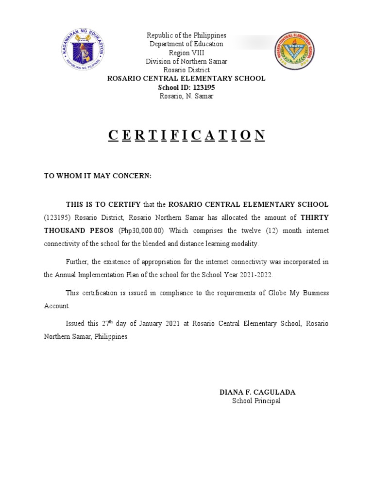 Certification Budget Allocation | PDF