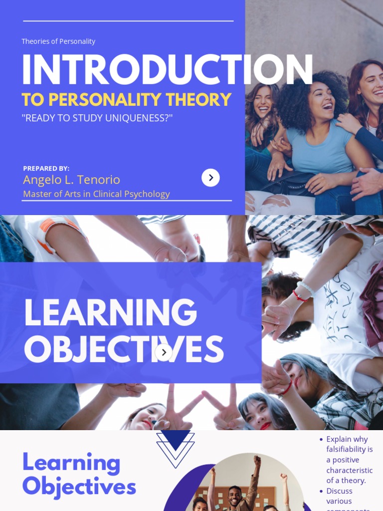 Module 1 Intro To Personality Theories - Compressed | PDF | Theory ...