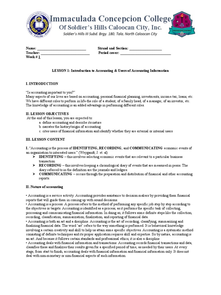 MODULE 1 Fabm | PDF | Accounting | Credit