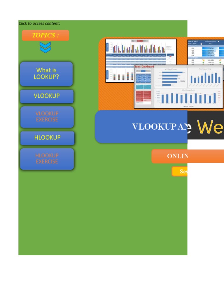 VL - VLOOKUP AND HLOOKUP - Part1 | Download Free PDF | Computer Programming | Algorithms And ...