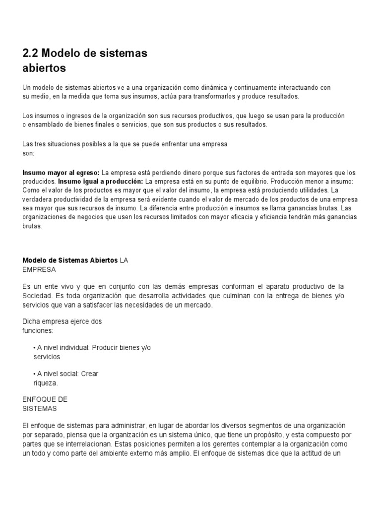 2.2 Modelo de Sa | PDF | Sistema | Business