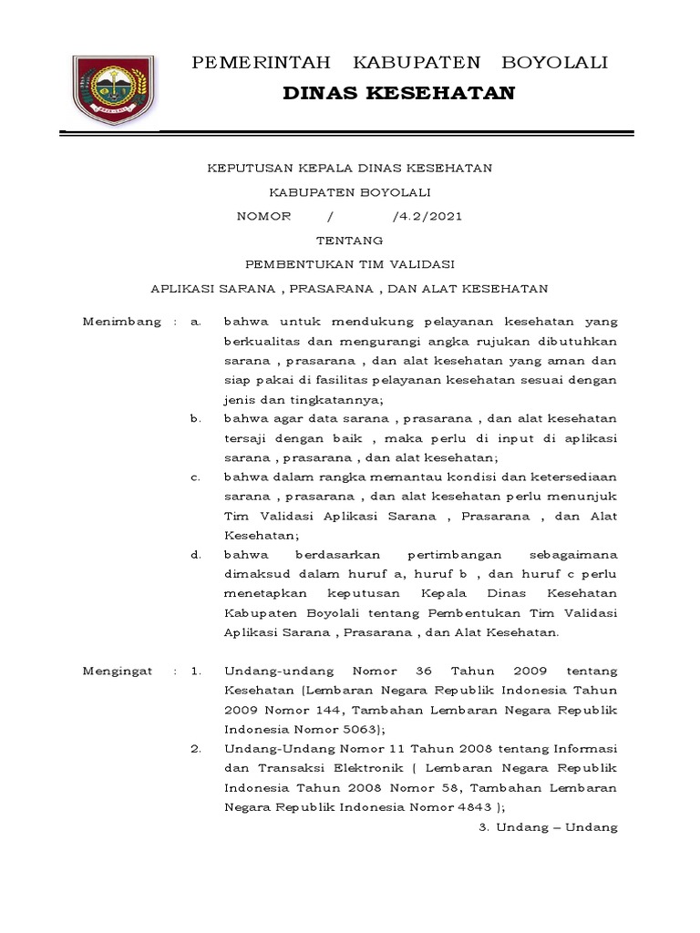 Tim Validasi Aspak 2021 | PDF