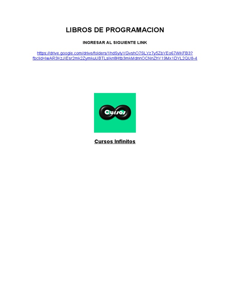 Libros de Programacion | PDF