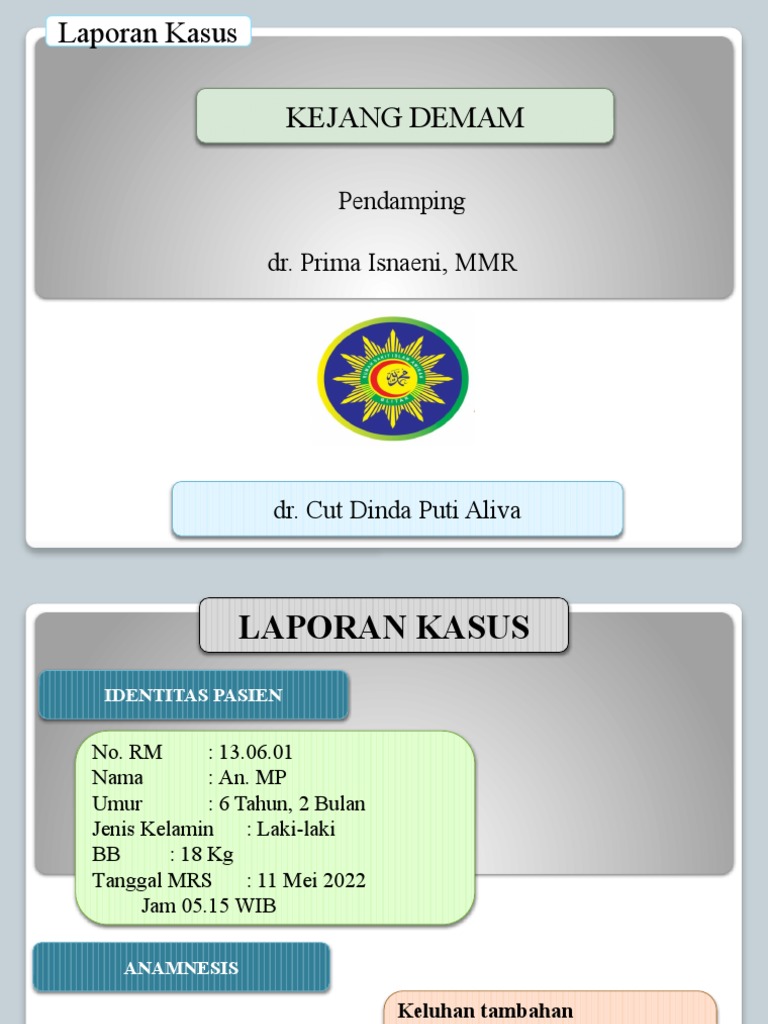 Lapkas Kejang Demam Aminah Terbaru | PDF