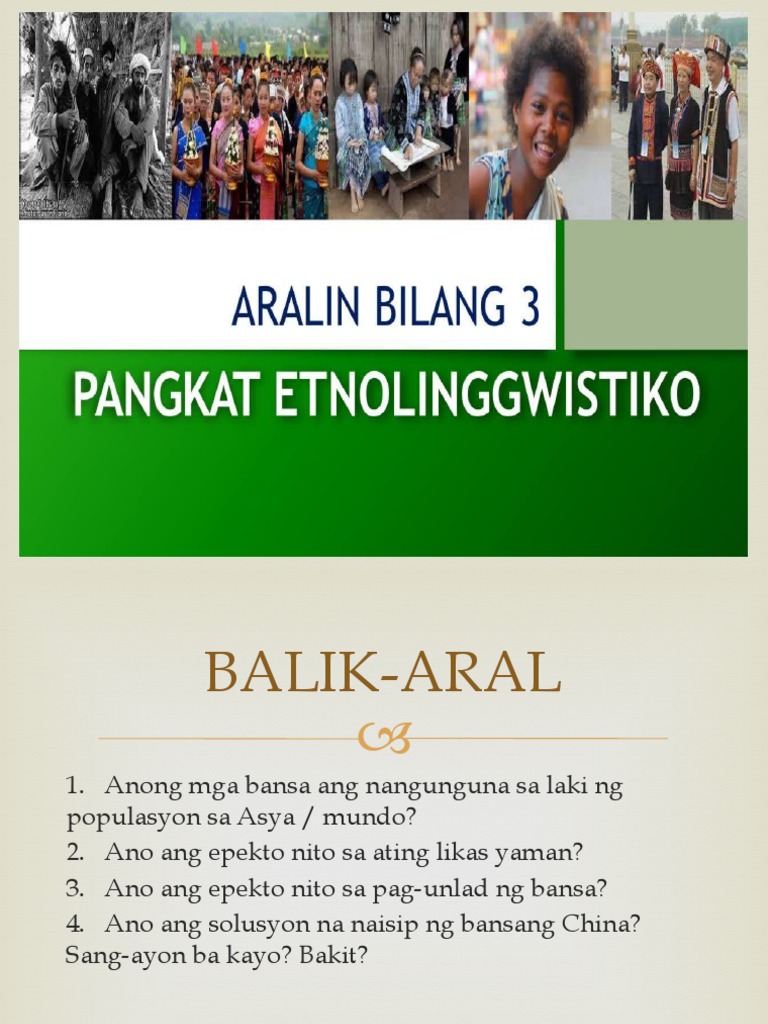 Pangkat Etnolinggwistiko Sa Asya | PDF