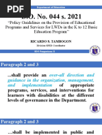 May 31, 2024 - Action Plan - Sned | PDF | Individualized Education ...