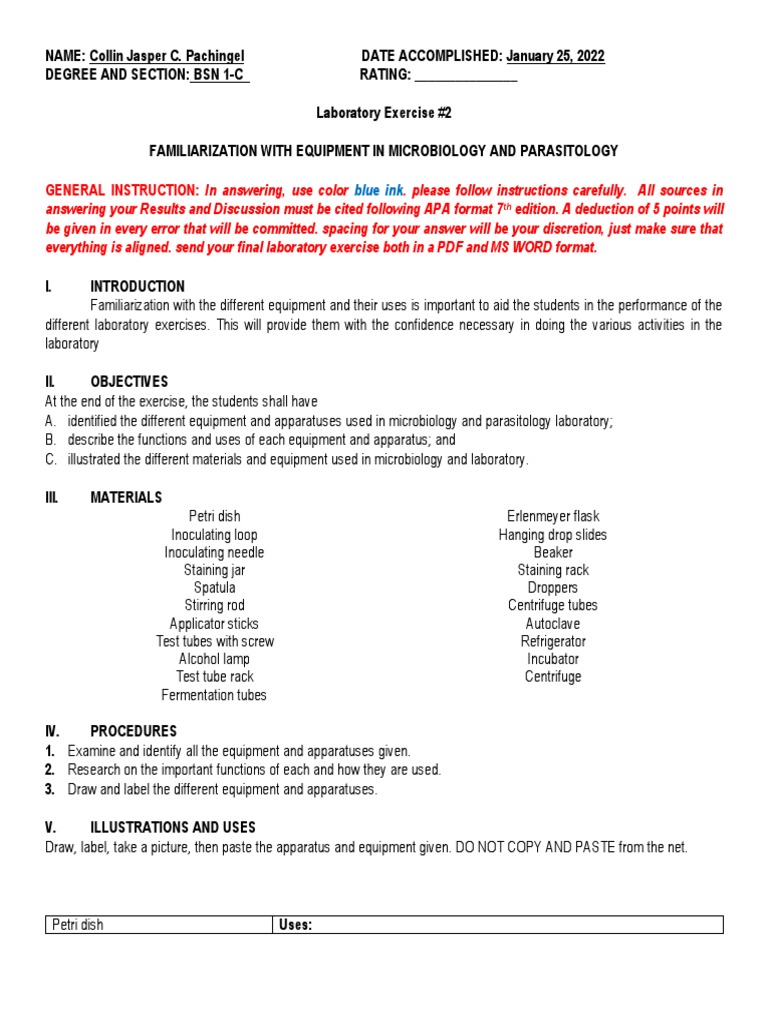 Laboratory Exercise No.2 | PDF | Laboratories | Experiment