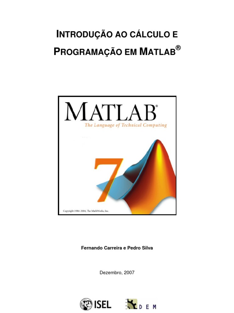 Introducao Ao Matlab Pdf Matlab Tipo De Dados