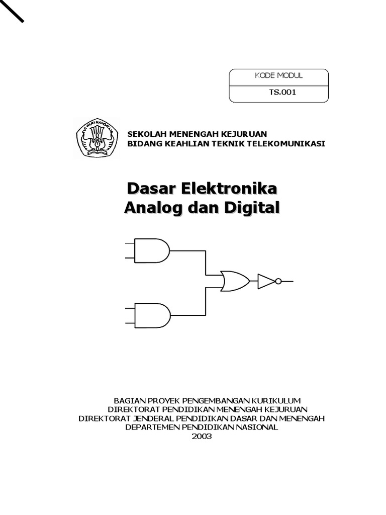Dasar Elektronika Analog Digital | PDF | Komputer | Teknologi & Rekayasa