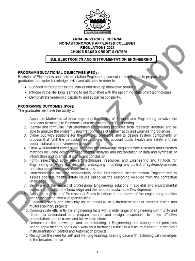 B.E. EIE Reg21 Padeepz App | PDF | Internet Of Things | Engineering