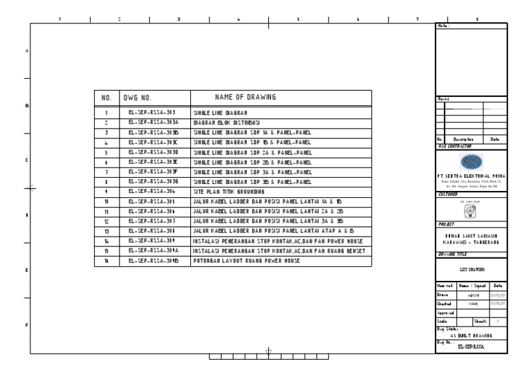 01 List Drawing | PDF