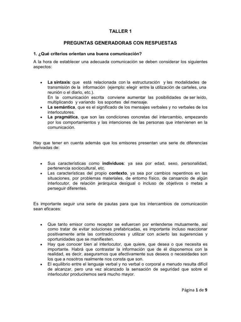 Habilidades Comunicativas Pdf Comunicación Comunicación Humana