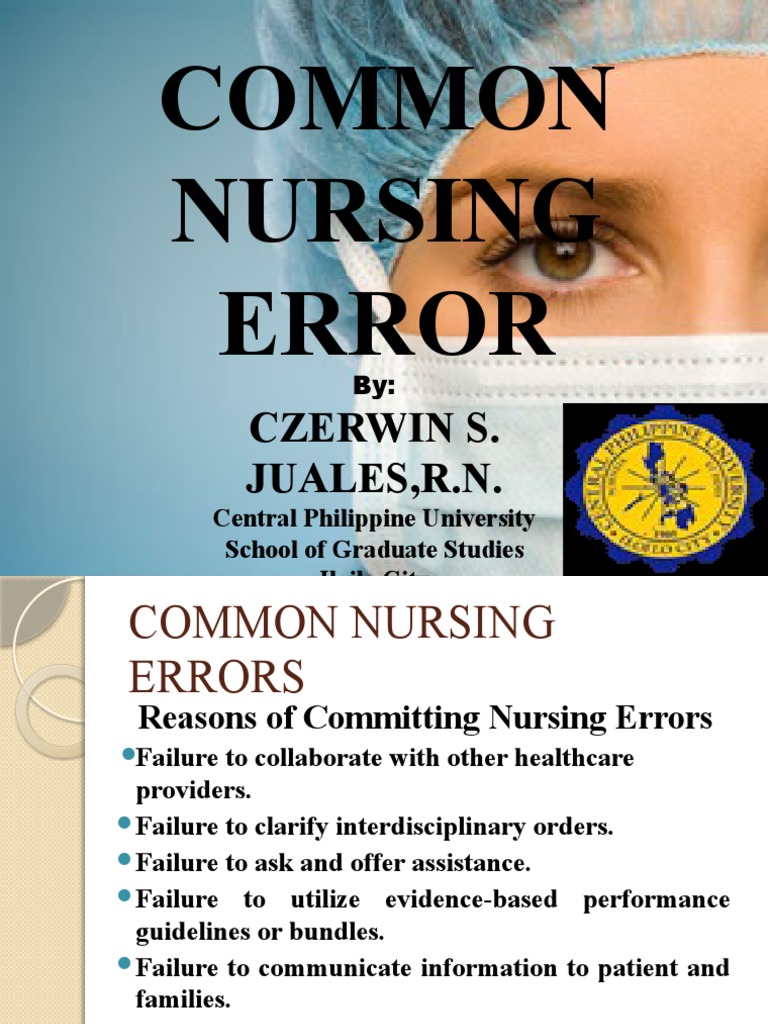 Errors in Nursing | PDF | Nursing | Patient
