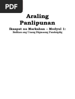 Final - AP8 Q4 LAS 2 WK 3 4 IKALAWANG DIGMAANG PANDAIGDIG | PDF