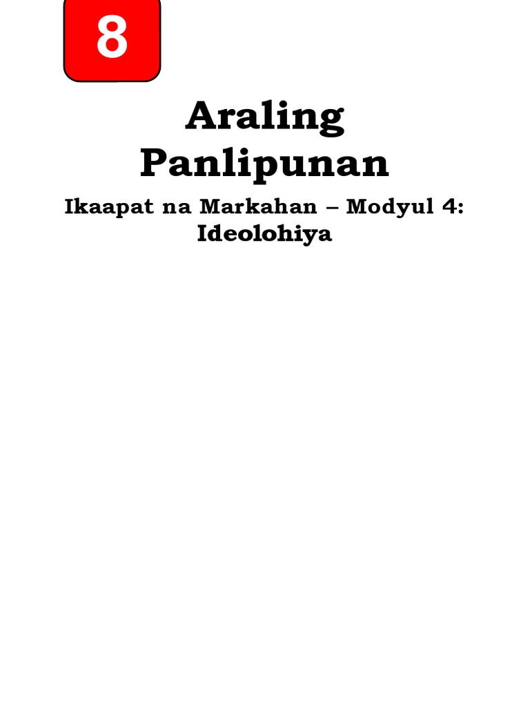 Ap8 Q4 Modyul4 Pdf