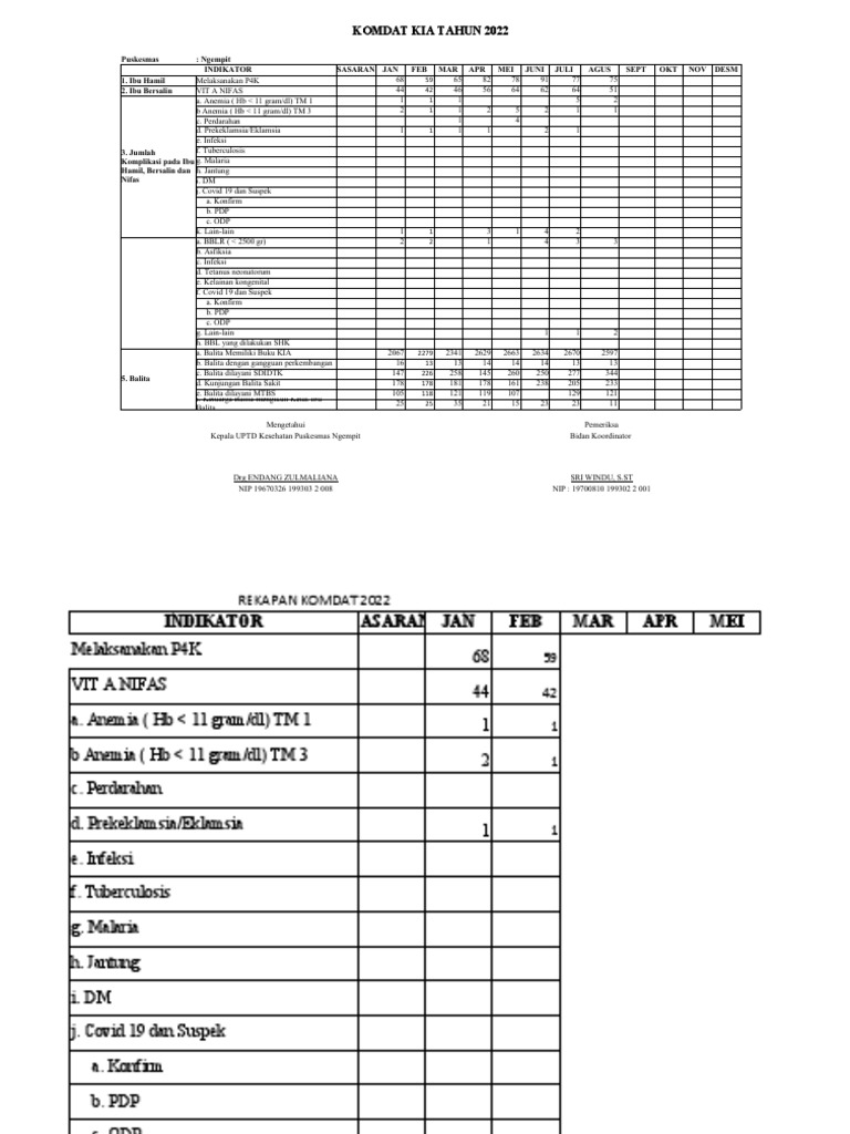 Form Laporan Komdat | PDF