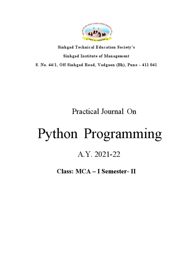MCA Python Journal | PDF | Class (Computer Programming) | Thread ... MCA Python Journal | PDF | Class (Computer Programming) | Thread ...