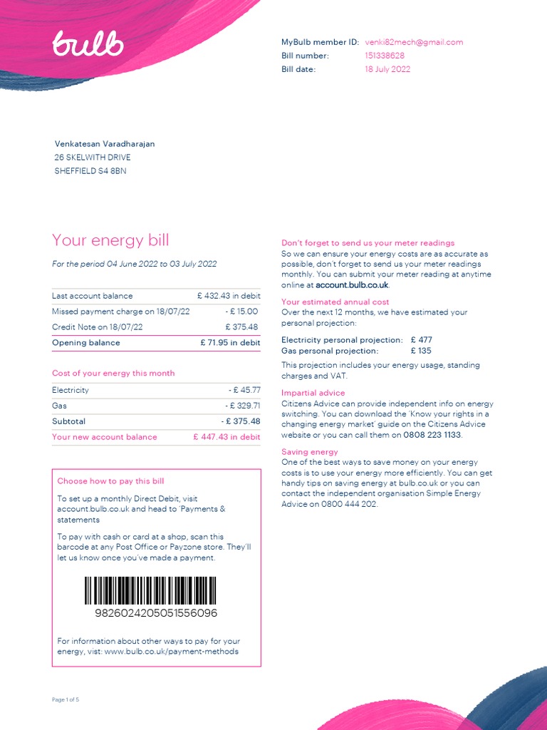18 Jul 2022 Bulb Statement | PDF | Power (Physics) | Physical Quantities