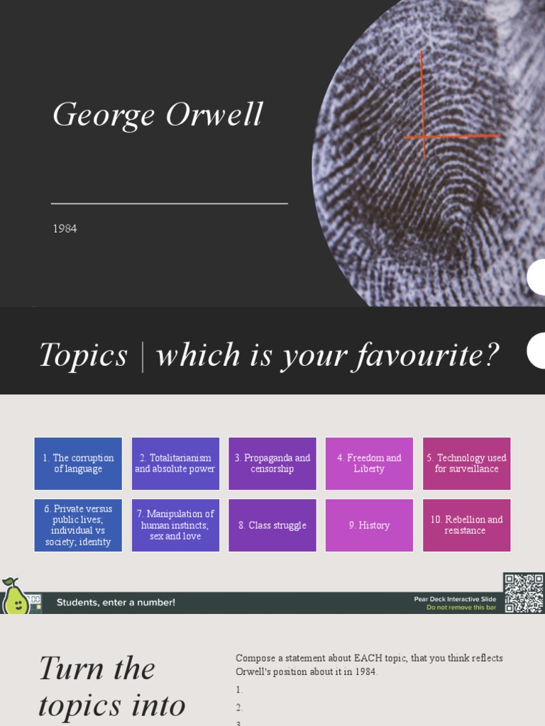 1984 Themes, Symbol, Motifs | PDF