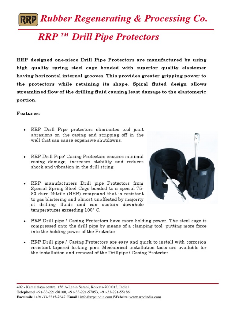 Catalogue - Drill Pipe Protectors PDF | PDF | Pipe (Fluid Conveyance ...