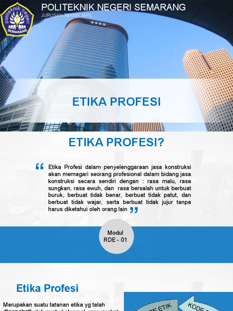 Materi Etika Profesi | PDF