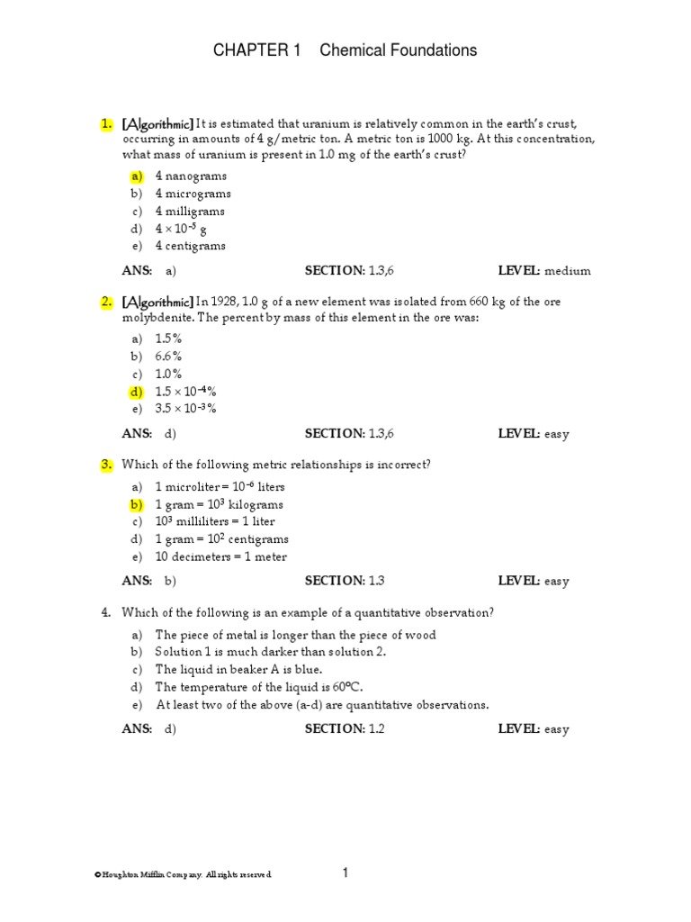 TB ch01 | PDF | Mixture | Accuracy And Precision