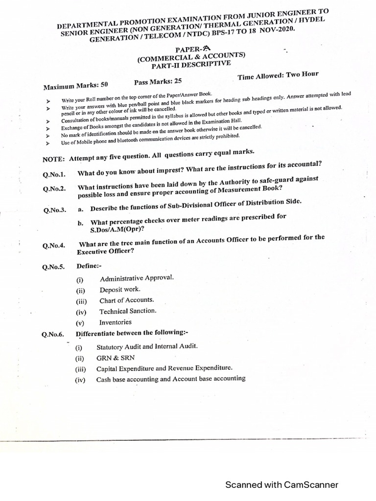 DPE Papers 2020 | PDF