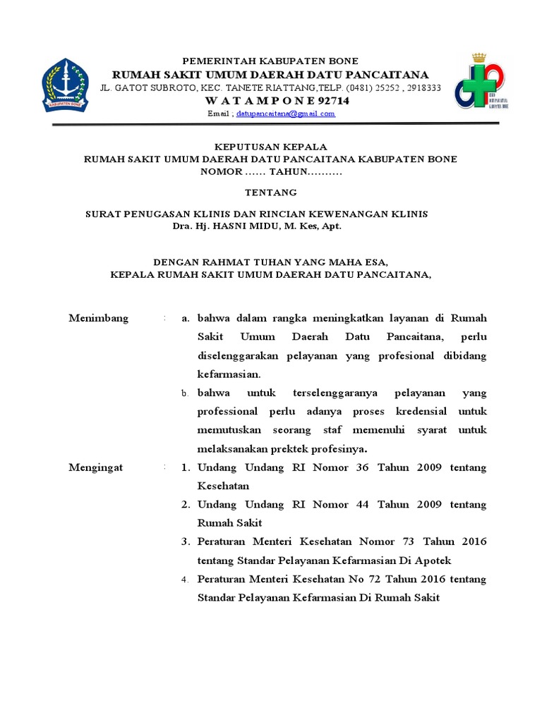 Surat Penugasan | PDF