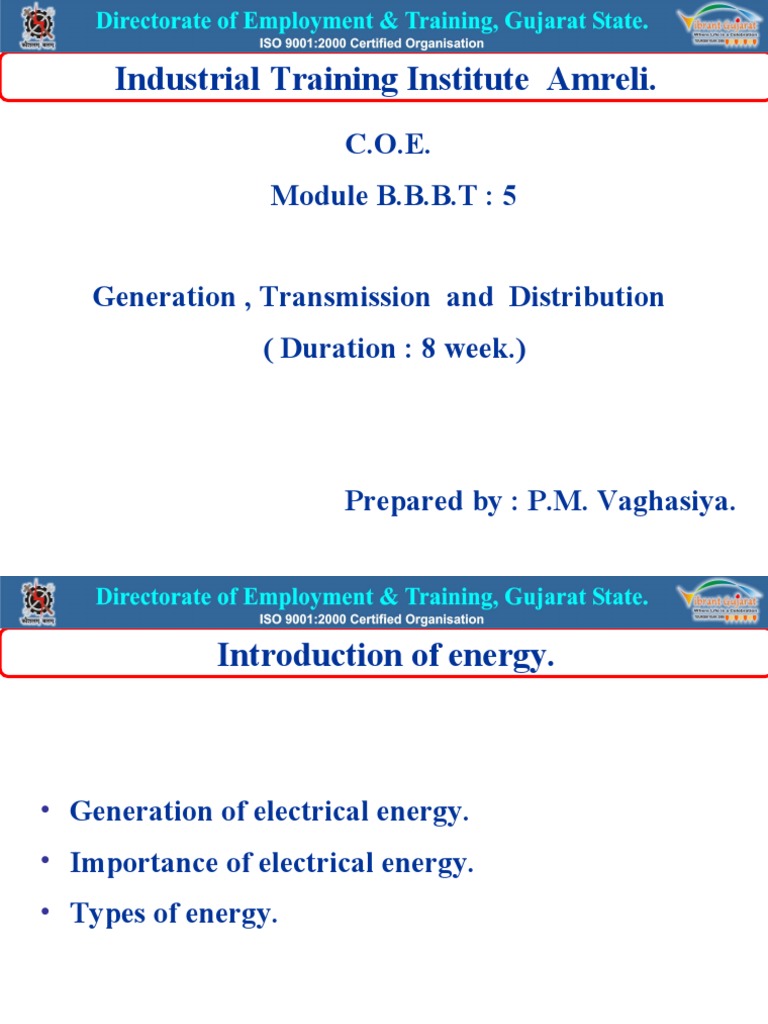Generation Transmission and Distribution | PDF | Electrical Substation ...