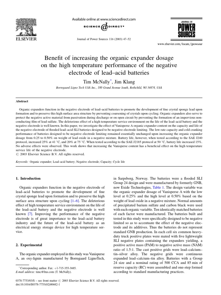Benefit of Increasing The Organic Expander Dosage On The High ...