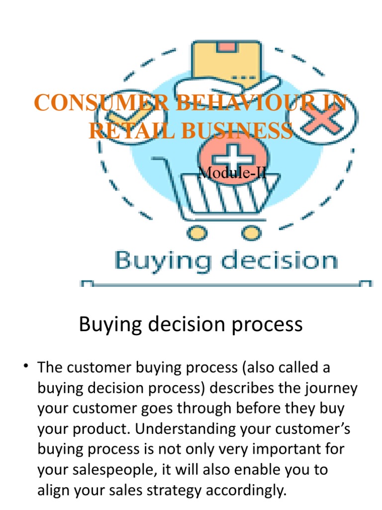 Consumer Behaviour in Retail Business-2 | PDF | Behavior | Consumer ...