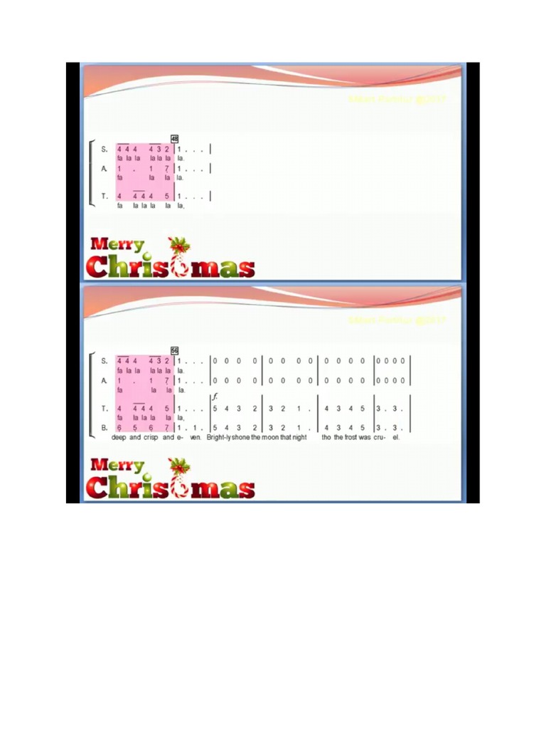 Teks Koor Natal | PDF