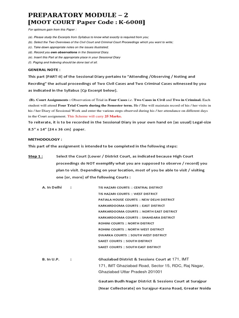 Preparatory Module - 2 | PDF