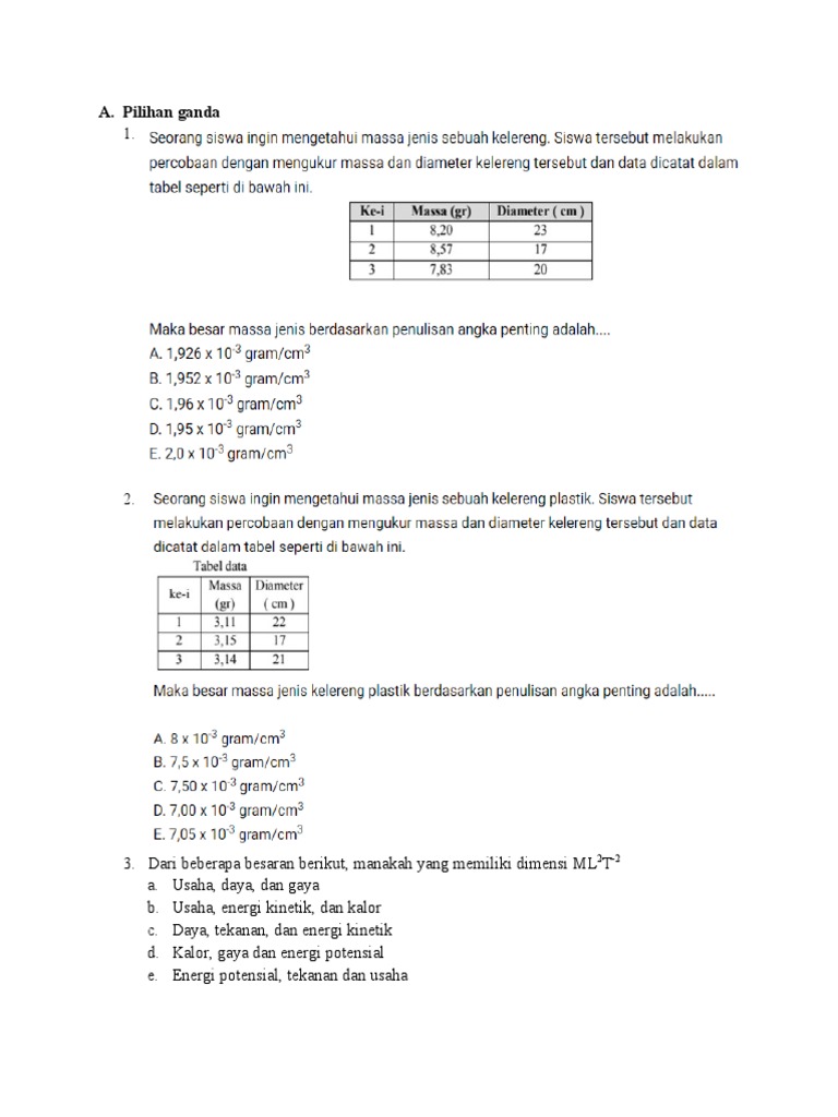Soal Kurikulum Merdeka | PDF