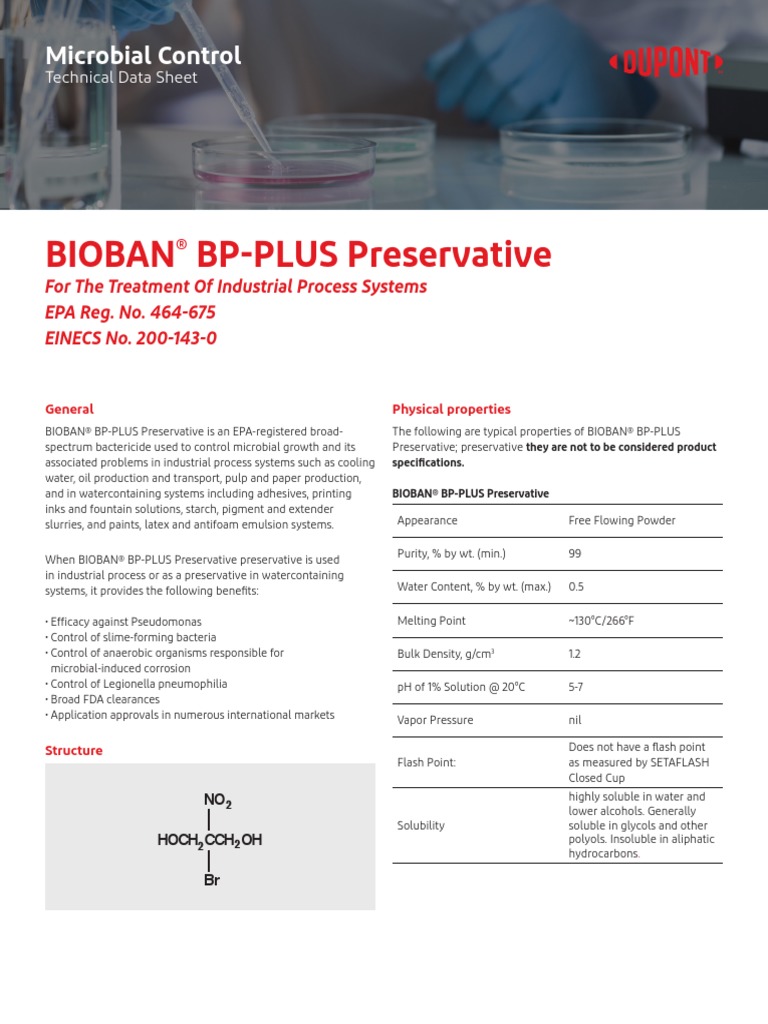 TechnicalDataSheetTDS BiobanBPPlus English 12032021 | PDF | Water | Paint