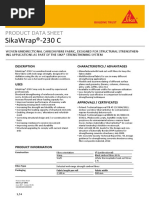 Sikawrap®-300 C: Product Data Sheet | PDF | Fibers | Fibre Reinforced ...
