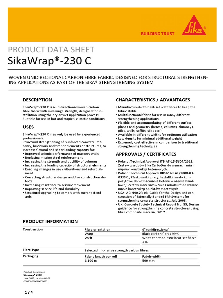 Sikawrap - 230 C | PDF | Technology & Engineering