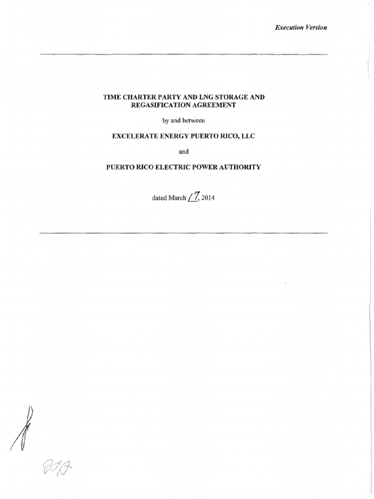 2014-03-17 Time Charter Party and LNG Storage and Regasification ...