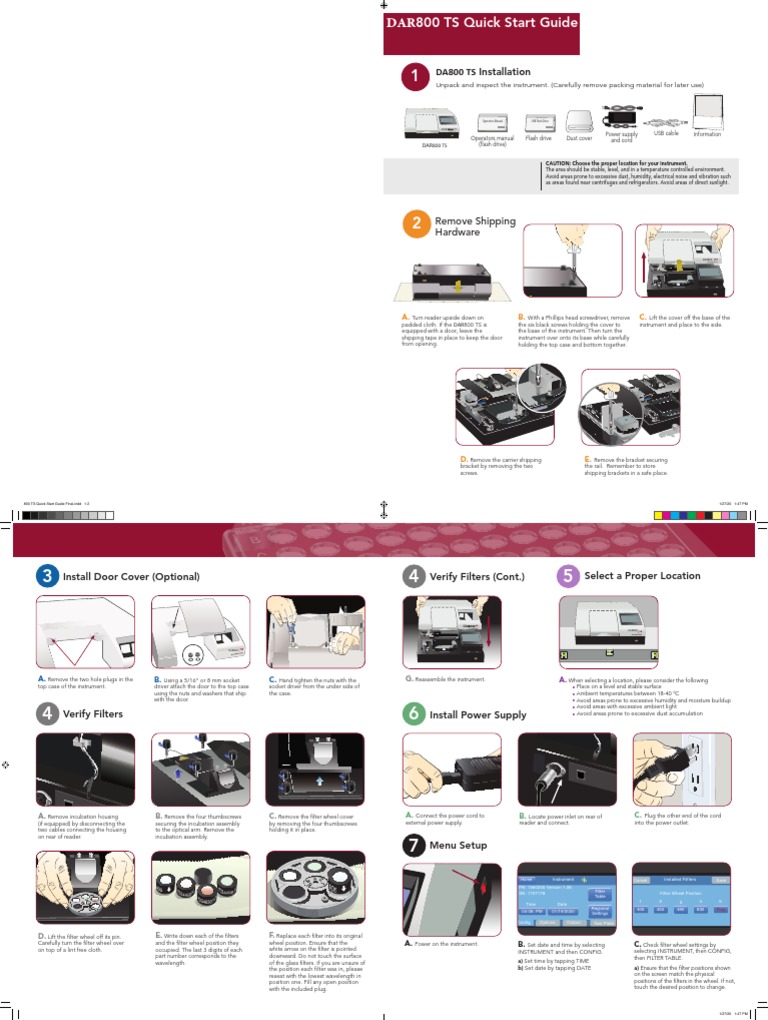 DAR800 TS Quick Start Guide | PDF | Ac Power Plugs And Sockets | Electrical Connector
