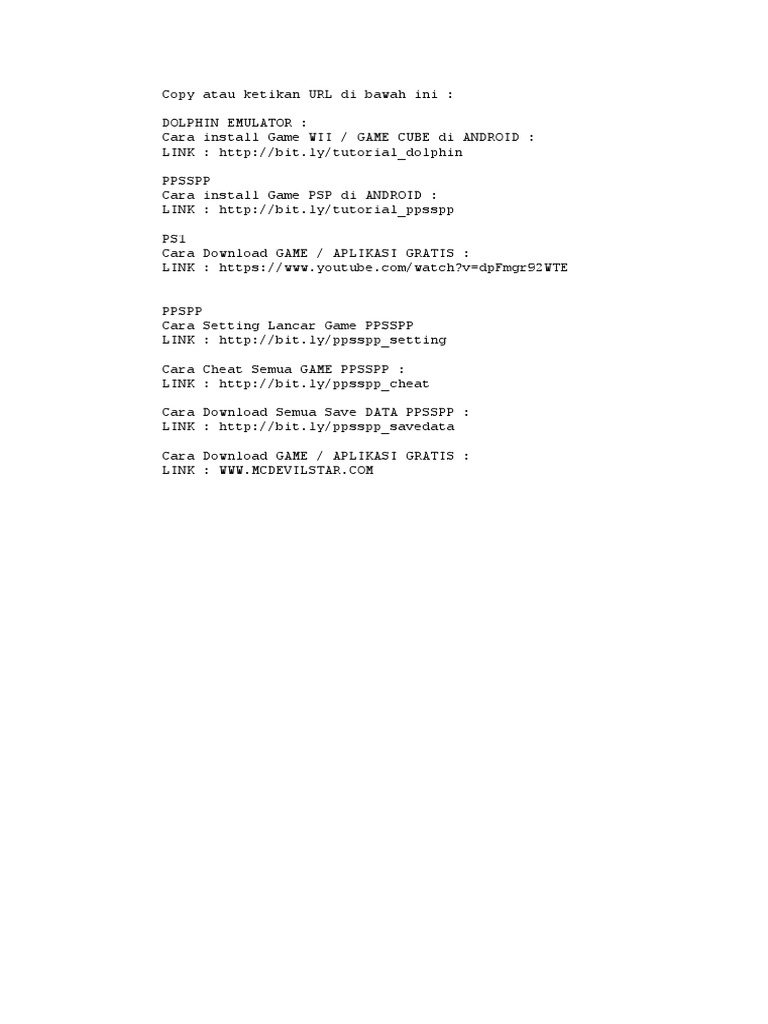 Tutorial Cara Install | PDF