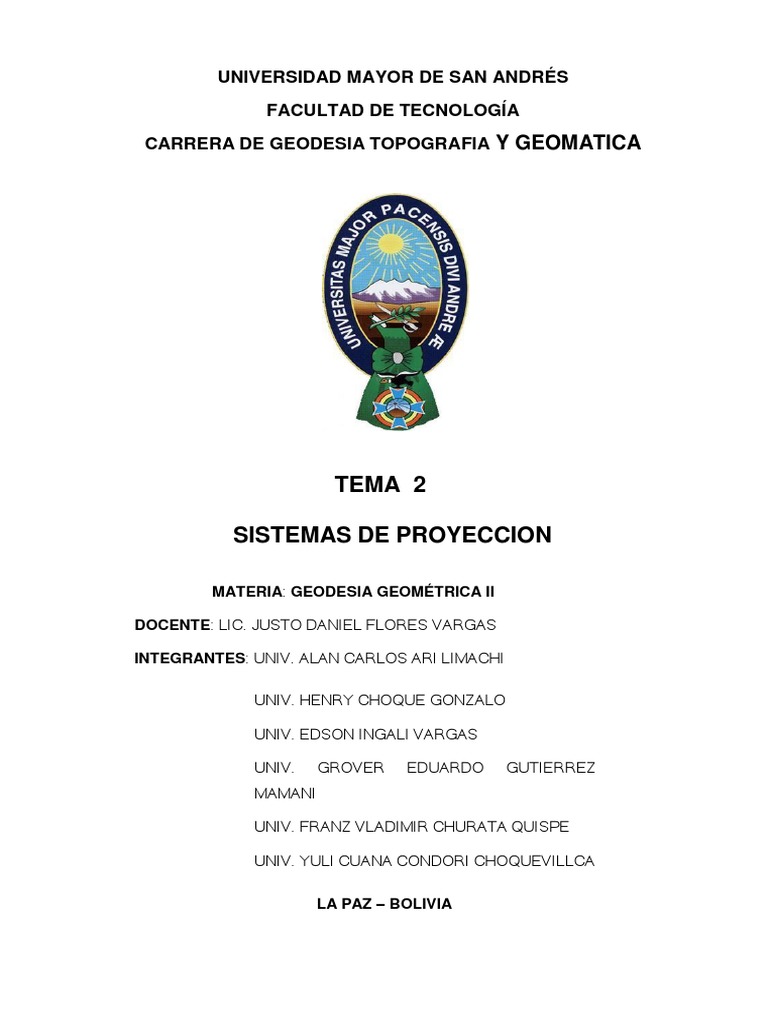 g2 Sistemas de Proyeccion | Descargar gratis PDF | Geometría | Ciencias ...