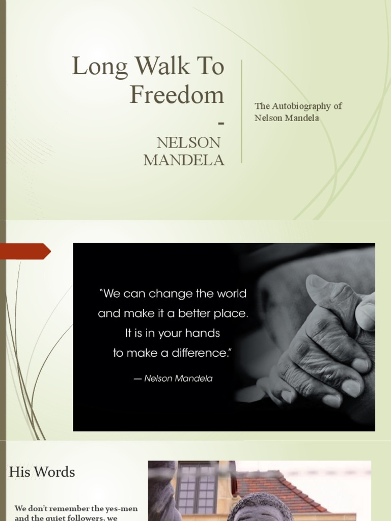 Long Walk To Freedom | PDF | Nelson Mandela | Apartheid